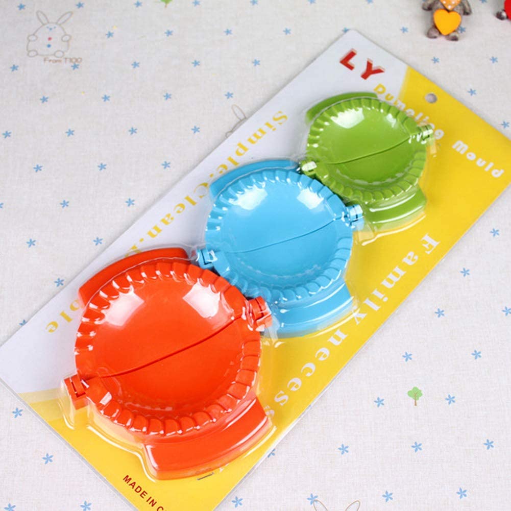 3 Pcs Dumpling Mould Multicolor Dough Mold DIY Dough Press Turnover – iSale